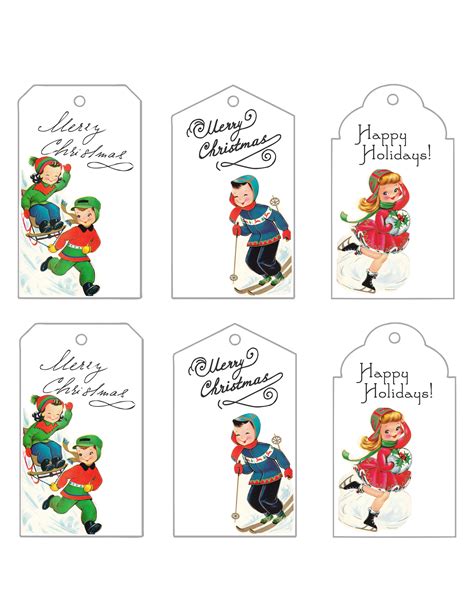 Day 46 Vintage Christmas Tags The Paper Mama