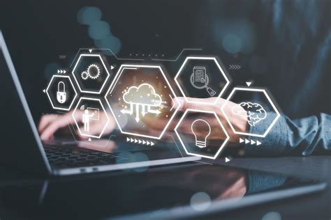 Cloud Computing Concept Digital Network Data Connection Technology