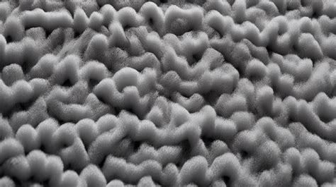 Detailed Grey Textured Foam Fiber Background Polystyrene Grey Texture