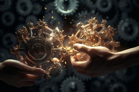 Premium Photo Abstract Representation Of Interconnected Gears An 00034 01