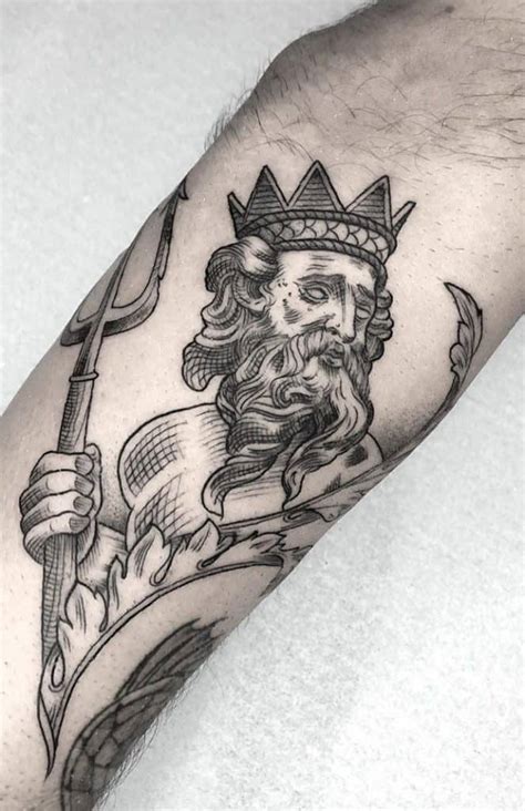 Poseidon Tattoos Meanings Tattoo Designs Ideas