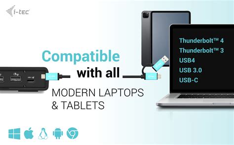 CADUA KDOCKPDL I Tec USB USB C Thunderbolt Dual Display Docking Station Gen