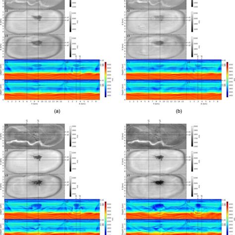 Initial Velocity Models A Tomographic Model And B Simple