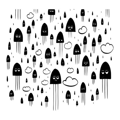 Premium Vector Hand Drawn Cloud And Doodle Vector Illustration Set