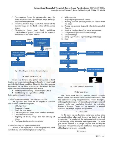 Hand Gesture Recognition For Hci Humancomputer Interaction Using