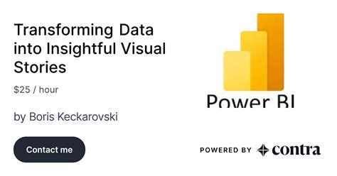 Transforming Data Into Insightful Visual Stories By Boris Keckarovski