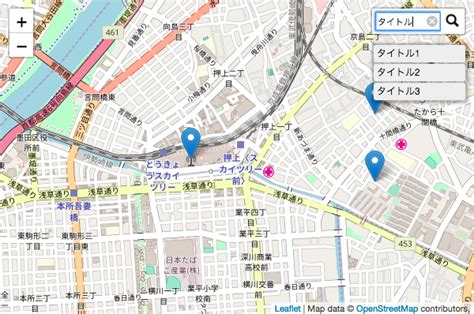 leaflet入門 leafletの使い方の記事一覧 kitanote