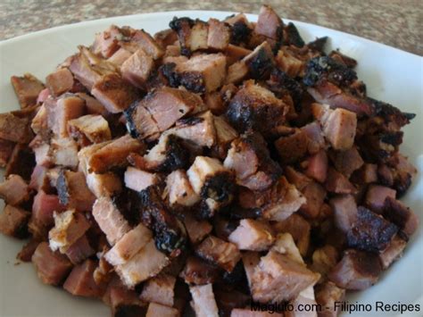 Filipino Recipe Grilled Pork Sisig Filipino Dishes