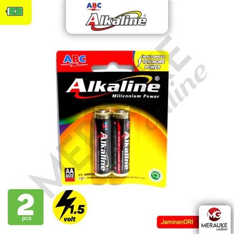 Jual Baterai ABC ALKALINE AA Isi 2 Shopee Indonesia
