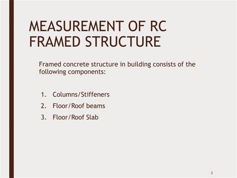Reinforced Concrete Frame Structure Pptx