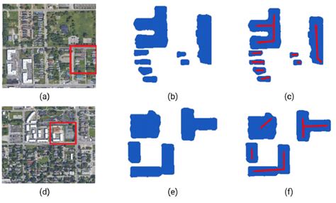 Skeleton Line Extraction Results For T Shaped And F Shaped Buildings Download Scientific