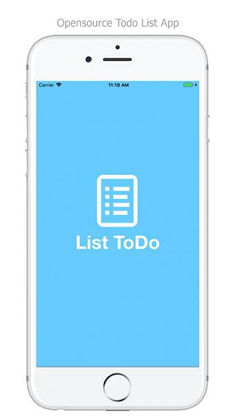 Beautiful And Simple Todo List Ios App Sourcecodester