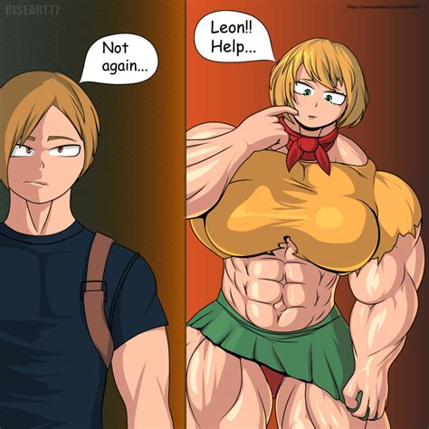 Rule 34 1boy Abs Ashley Graham Breasts Female Huge Muscles Leon Scott