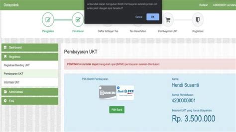 Cara Bayar Biaya Kuliah Unnes Jalur Mandiri Reguler 2023 Dilakukan