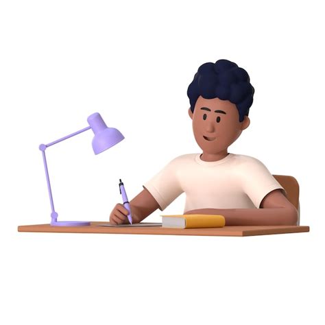 Étudiant étude écriture éducation Apprentissage école Psd Premium