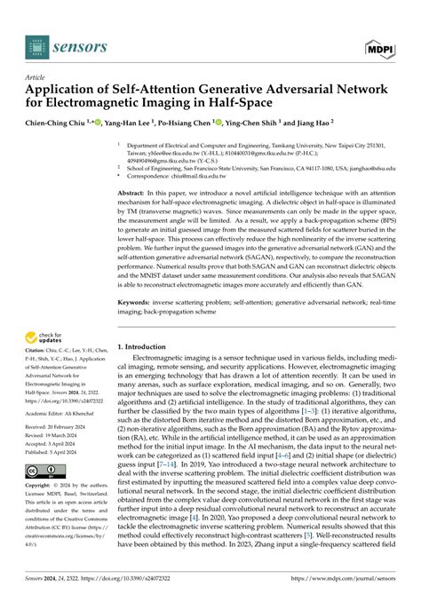 Pdf Application Of Self Attention Generative Adversarial Network For