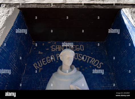 Statue Of A Young Didacus Of Alcalá Welcomes Visitors To Mission San