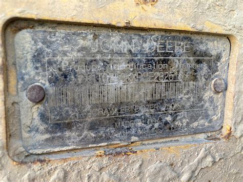 John Deere 750k Equipment Parts Unit For Sale