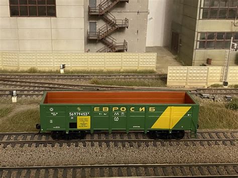 Полувагон 12-4102 Евросиб — Каропка.ру — стендовые модели, военная ...