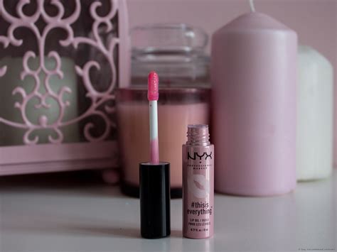 NYX Thisiseverything Lip Oil Must Have For My Lips Photos Swatches Full On Makeup