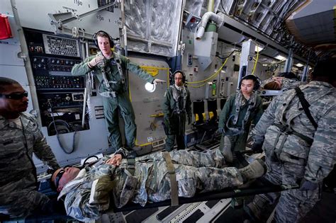 Us Air Force Aeromedical Evacuation Aircrew Members Picryl Public
