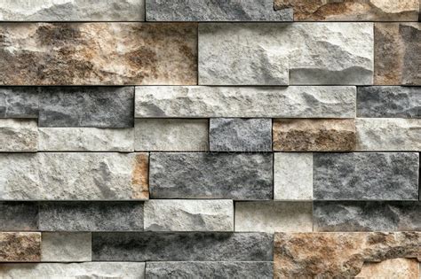 A Strong Oversized Facade Tile With A Stone Texture Stock Illustration Illustration Of Tiles