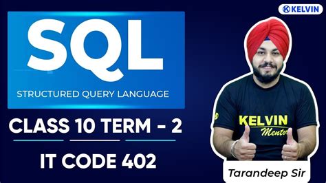 Sql Class 10 Term 2 One Shot And Sql Commands Practice Information Technology Code 402 Taran Sir