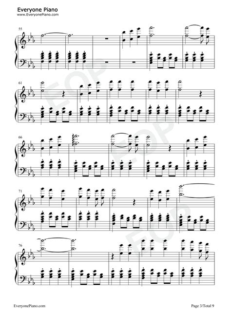 粉色闪电 R1SE五线谱预览3 钢琴谱文件五线谱双手简谱数字谱MidiPDF免费下载