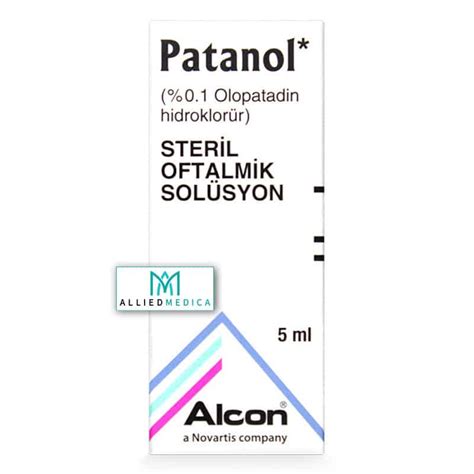 Patanol® 0 1 Non English Allied Medica