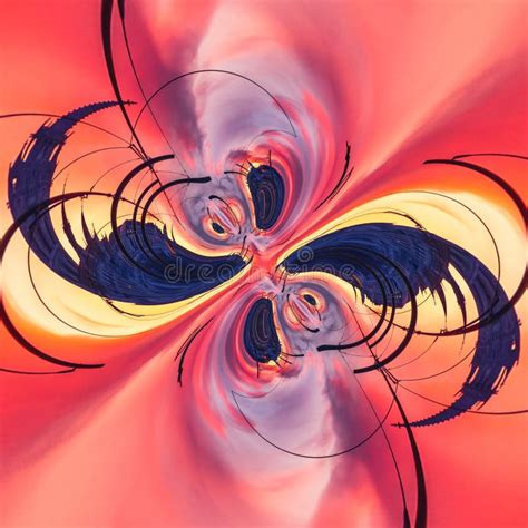 Graphic Image Design Style Spectrum Abstract Art Stock Illustration