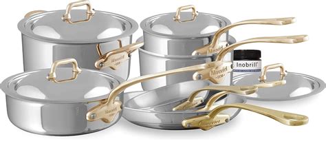 Mauviel Mcook B 5 Ply Polished Stainless Steel 11 Piece