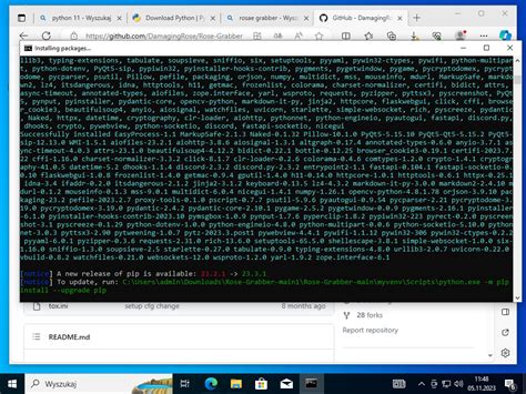 How To Update Pip To New Relase Issue DamagingRose Rose Grabber GitHub