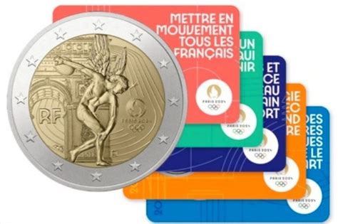 15 Coincard 2 Euros Commémorative France Grelly France