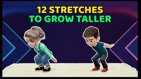12 Stretches You Can Do At Home To Grow Taller Youtube