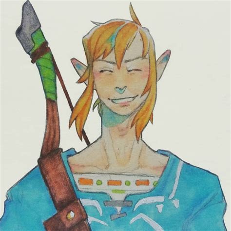 Realised I Never Really Drew Botw Fanart Link Fan Art Character Draw