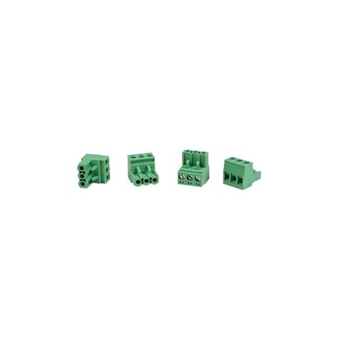 Phoenix Type Connector 3 Pole 5mm Pitch Pcb Audiophonics