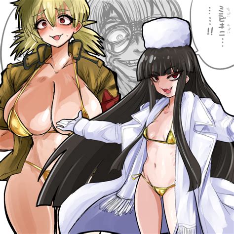 Shiming Liangjing Alucard Hellsing Girlycard Major Hellsing Seras Victoria Hellsing