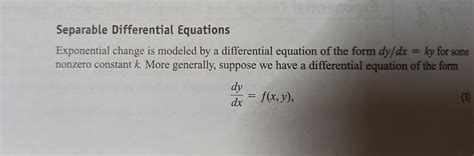 Separable Differential Equations R Calculus