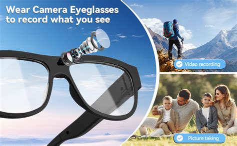 Smart Camera Glasses Camcorder Outdoor Sports Glasses With 1080p Camera