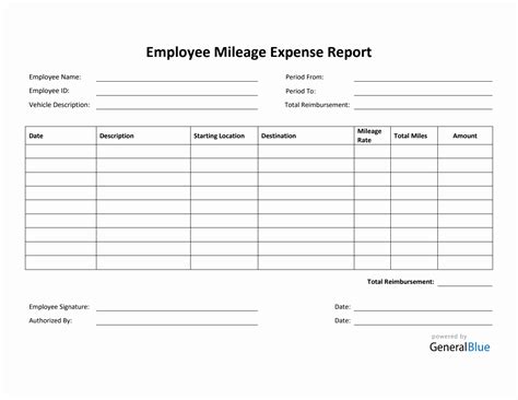 Free Word Expense Templates