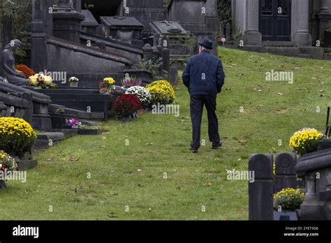 Gent Belgium 01st Nov 2024 Flowers On Tombs Pictured As People