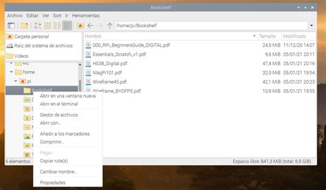 El Gestor De Archivos De Raspberry Pi OS Atareao Con Linux