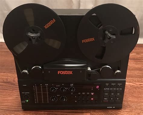Fostex Model 20 14 Reel To Reel Mastering Tape Deck Reverb