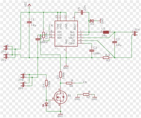 Led Circuit Electrical Network Diagram Solar Lamp Maximum Power Point