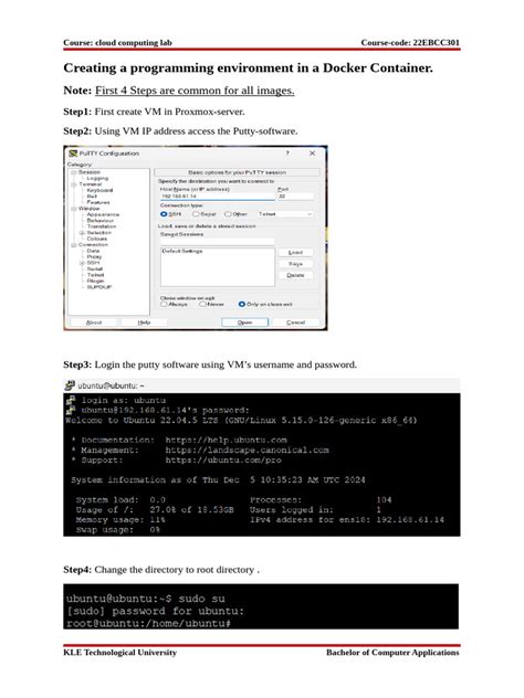 Creating A Programming Environment On Docker Conatiner Pdf Web Server Internet And Web