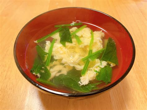 つくったよレポート「卵とほうれん草のお吸い物」｜楽天レシピ