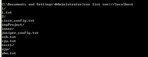 Svn命令行操作指南 Csdn博客