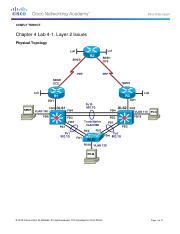 Lab4 1 Pdf CCNPv7 TSHOOT Chapter 4 Lab 4 1 Layer 2 Issues Physical