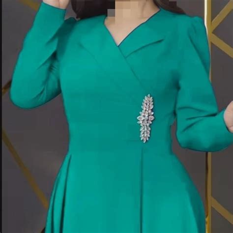 خرید و قیمت پیراهن مجلسی بلند زنانه نارسیس جنس اسکاچی شیک و جذاب با