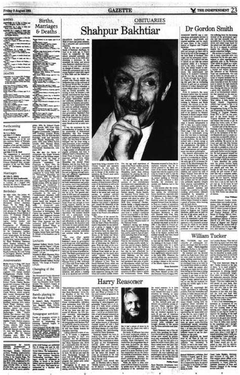 A Life In Focus Shapour Bakhtiar The Last Prime Minister Of Irans